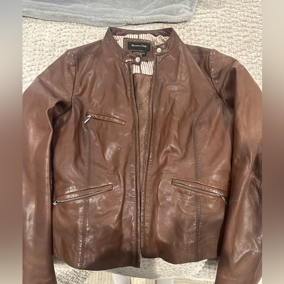 Massimo Dutti | Jackets & Coats | Massimo Dutti Leather Jacket | Poshmark
